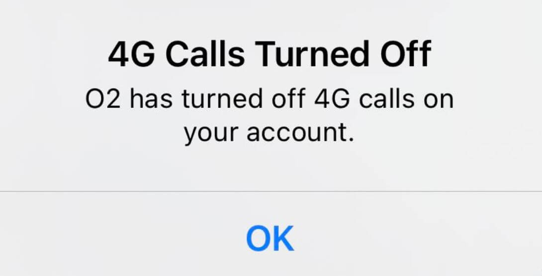 Why has O2 turned off 4G calls? | Streetwave